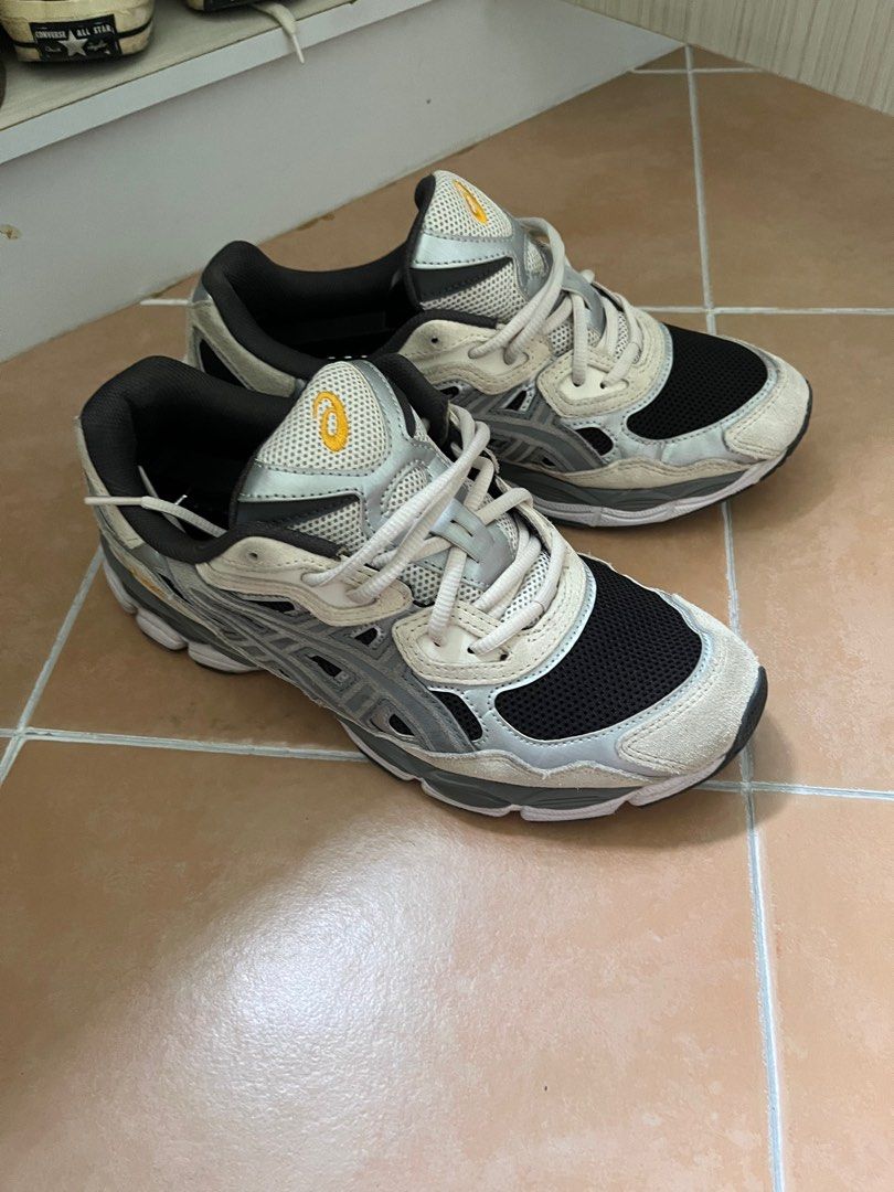 Asics Gel NYc Sneakers - Cream/Black, Men's Fashion, Footwear, Sneakers ...