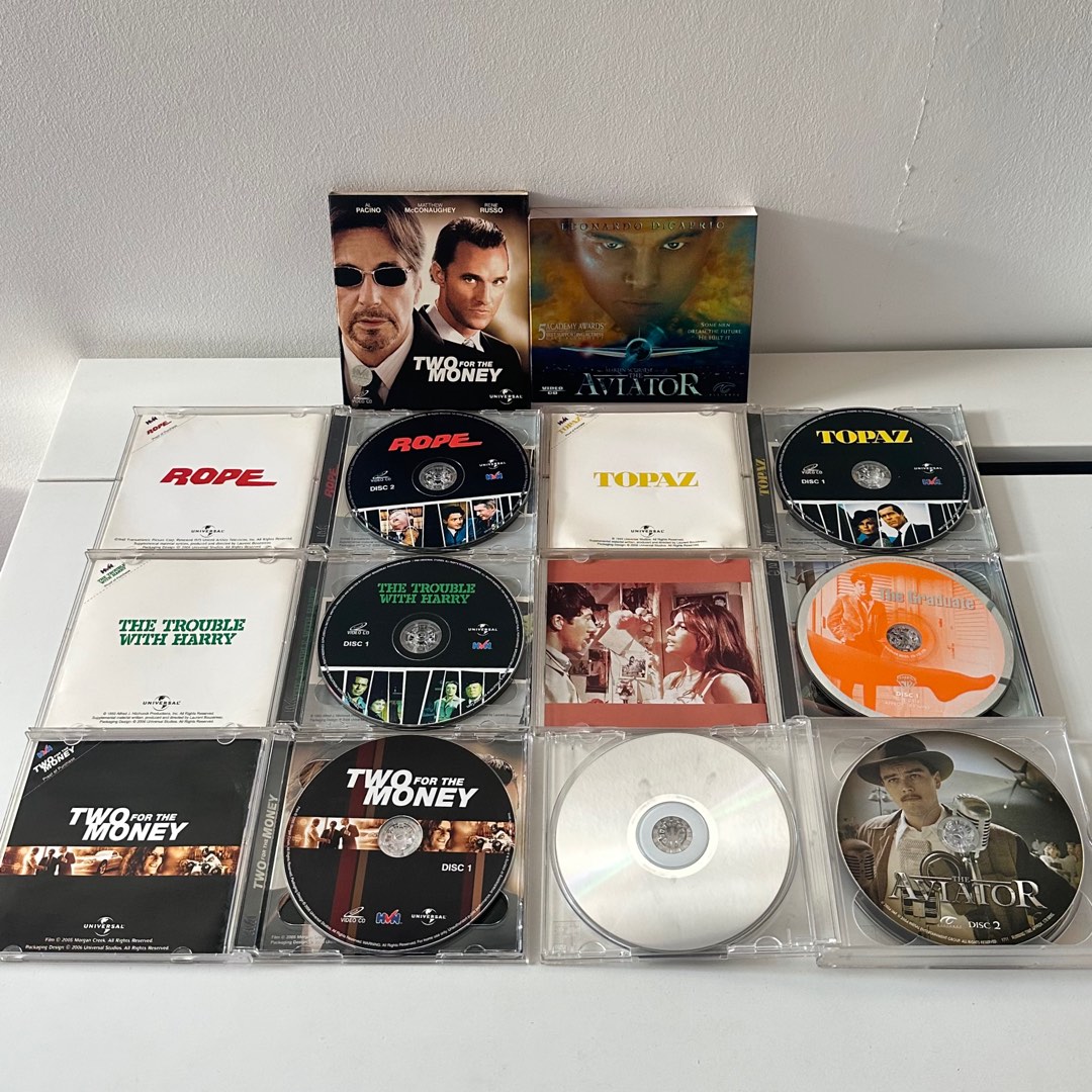 Assorted Various DVD VCD Videos Discs Movies Collection Vintage Limited ...