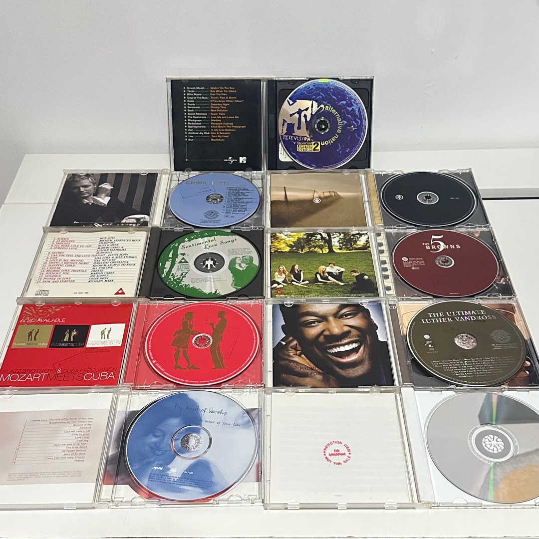 Assorted Various English Music Songs CDs Discs Audio Records Tracks ...