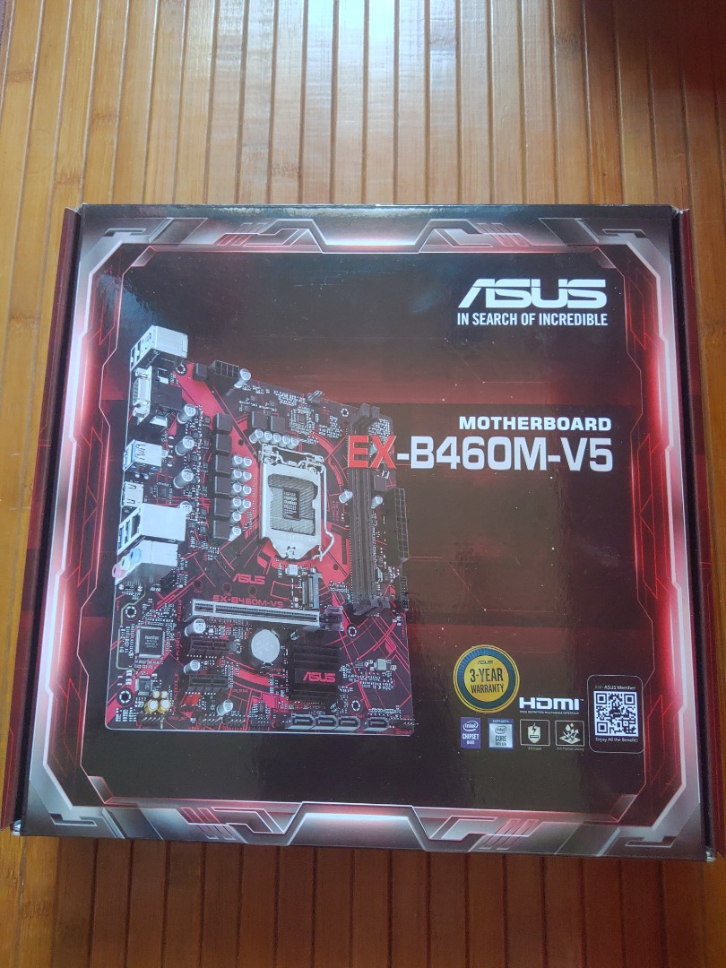 ASUS EX-B460M-V5 Gaming Motherboard LGA1200 INTEL mATX (+FREE gifts ...