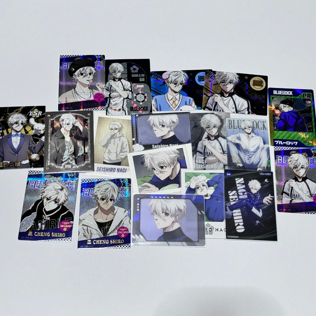 BLUE LOCK NAGI OFFICIAL CARDS W FREEBIE, Hobbies & Toys, Toys & Games ...