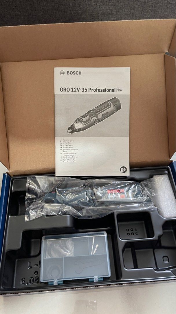 Bosch GRO 12V-35 Professional Cordless Rotary Tool, Furniture & Home ...