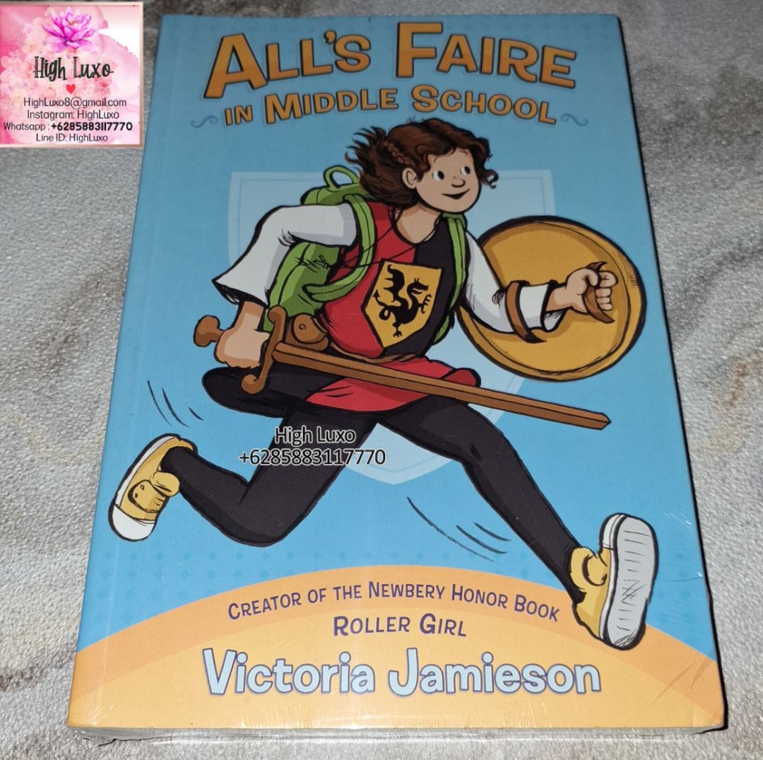 Buku graphic Novel All's Faire in Middle School English Impor Import ...