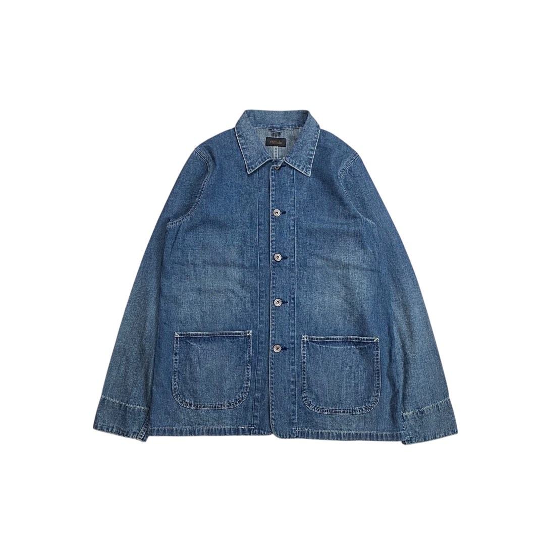 Chimala Japan Coverall Denim Chore Jacket, Fesyen Pria, Pakaian ...