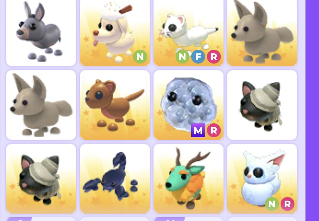 Common Adopt me Pets (can be bought by bundle), Video Gaming, Video ...