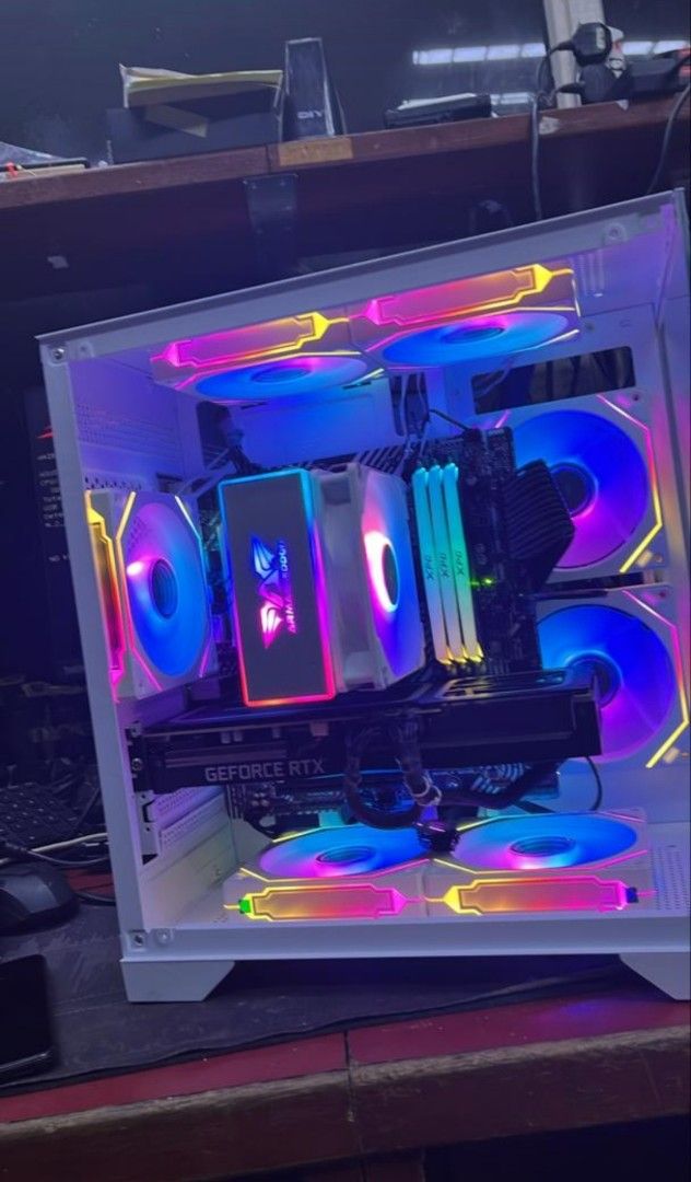 Custom PC Build with RGB Fans, Computers & Tech, Desktops on Carousell