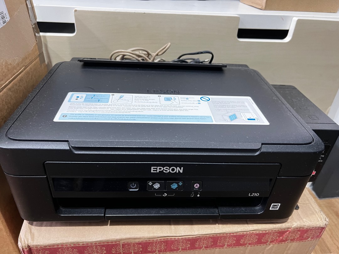 Epson L210 Printer and Scanner, Computers & Tech, Printers, Scanners ...