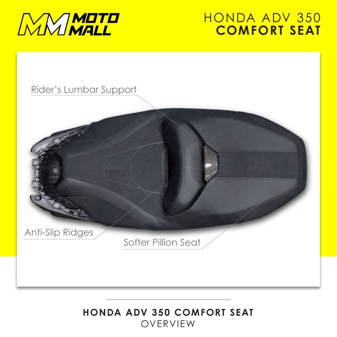 Honda ADV 350 Aftermarket Comfort Seat – Fits 2022–2025, SG Stock ...