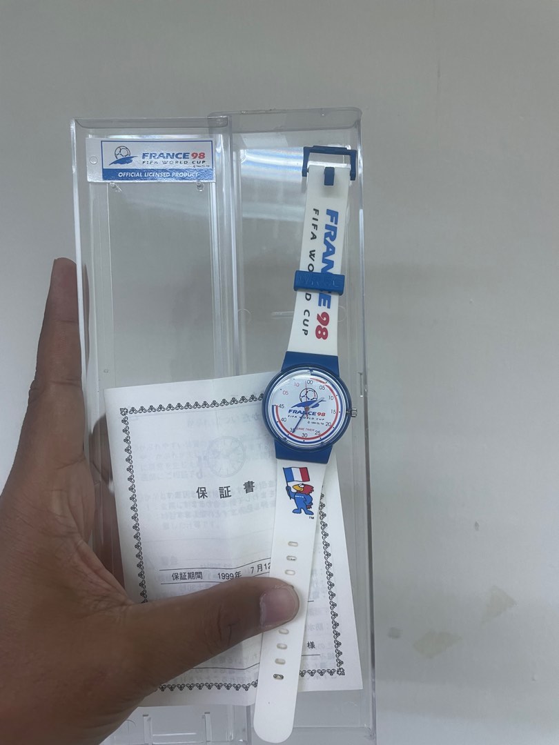 Jam Tangan Swatch France 98 FIFA World Cup (Limited Edition, Official ...