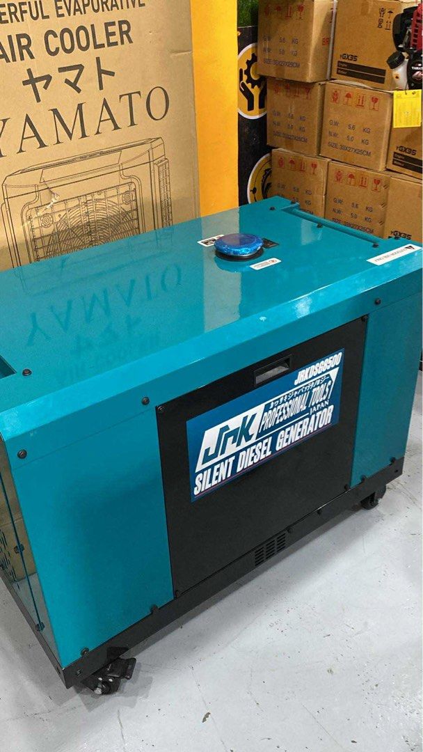 JRK SILENT DIESEL GENERATOR, Commercial & Industrial, Construction ...