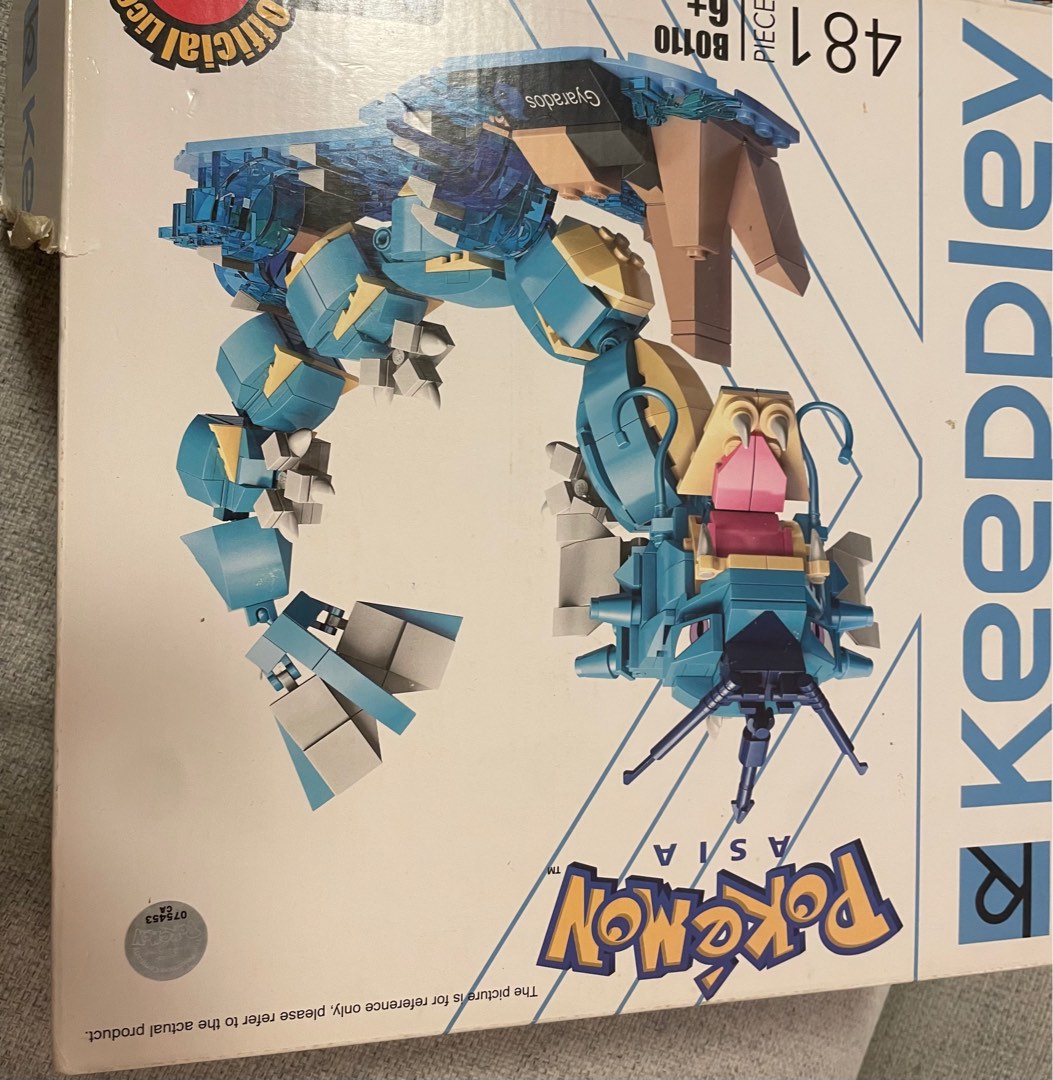 Keeppley LEGO Pokemon Gyarados 6+ Building Blocks Set, 興趣及遊戲, 玩具 & 遊戲類 ...