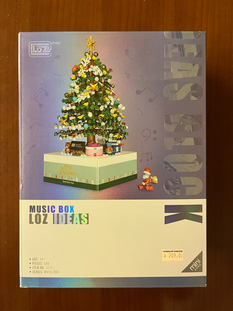 “Lego” X’mas Tree - LOZ Ideas Music Box Christmas Tree, 興趣及遊戲, 玩具 & 遊戲類 ...