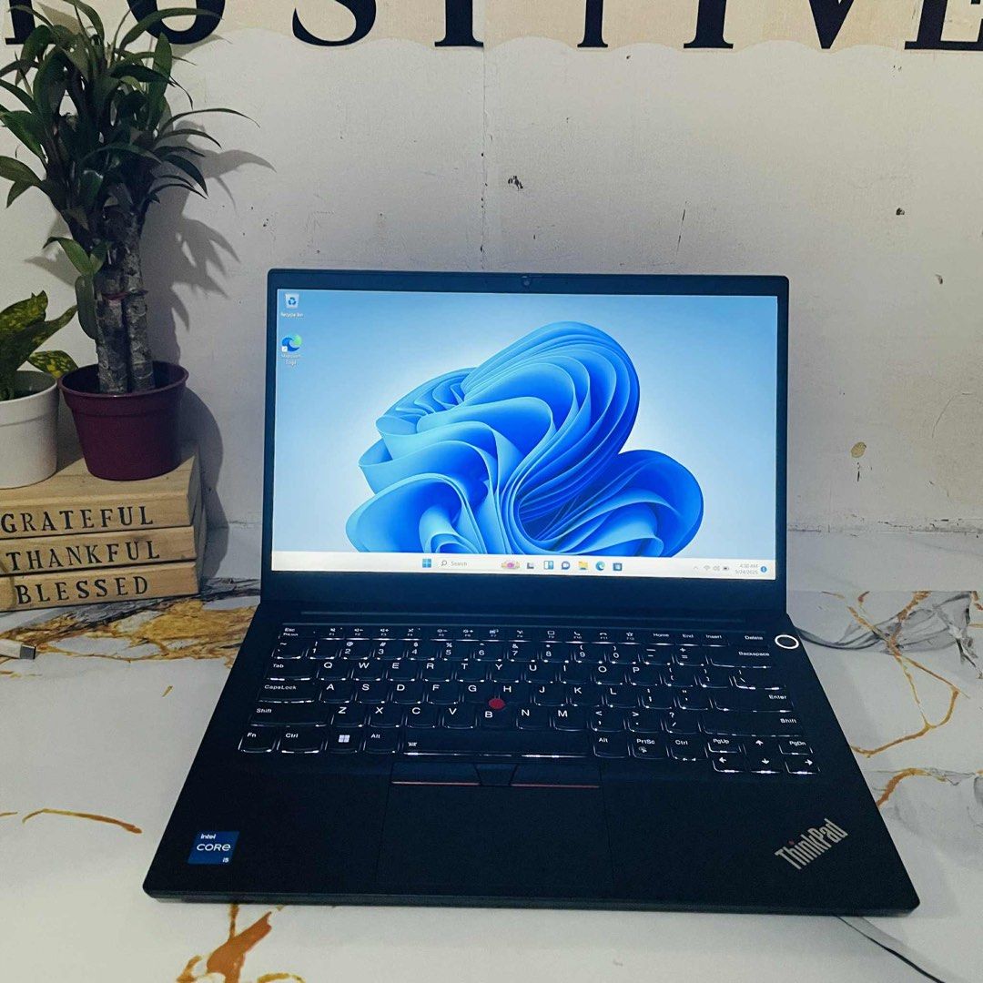 Lenovo e14 gen 4 thinkpad core i5 12th gen laptop 1080p backlit key ...