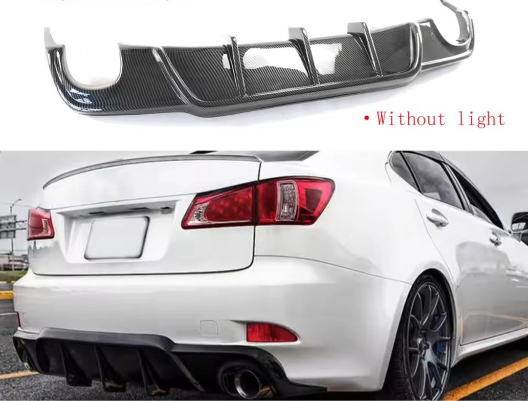 Lexus IS Diffuser Gloss Black, Car Accessories, Accessories on Carousell