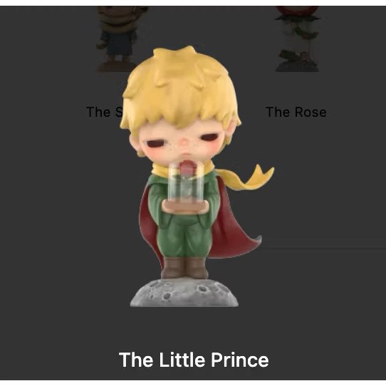 Little Prince Figurine with Rose, Hobbies & Toys, Toys & Games on Carousell