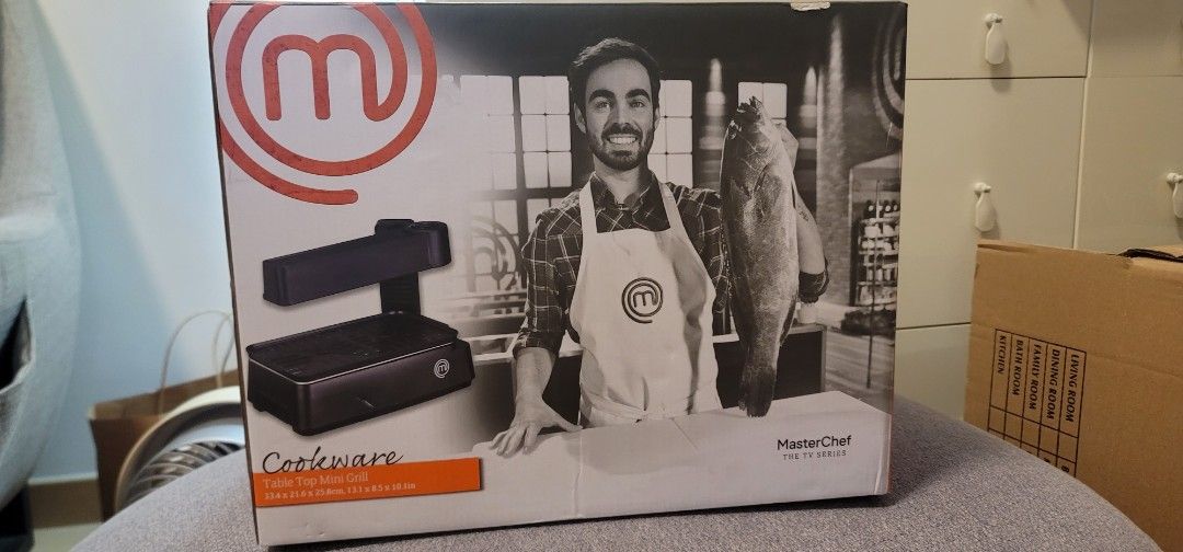 MasterChef Table Top Grill, 家庭電器, 廚房電器, 燒烤爐及火鍋鍋具 - Carousell