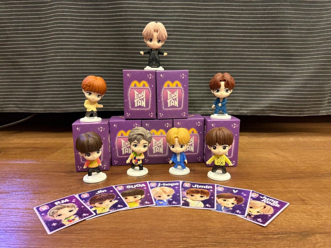 McDonald's x BTS TinyTAN (Complete set of 7), Hobbies & Toys, Toys ...