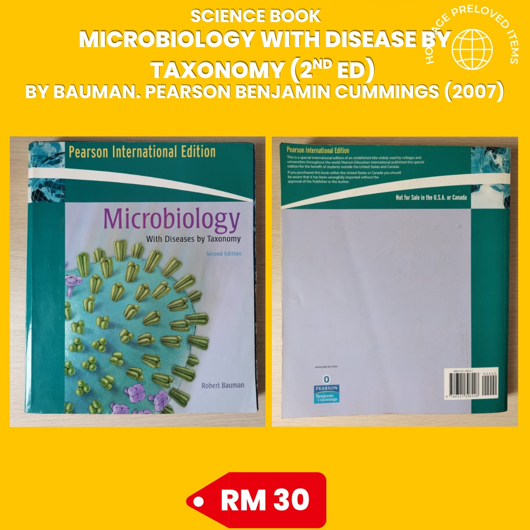 MICROBIOLOGY WITH DISEASE BY TAXONOMY (2nd ed) BY BAUMAN. PEARSON ...