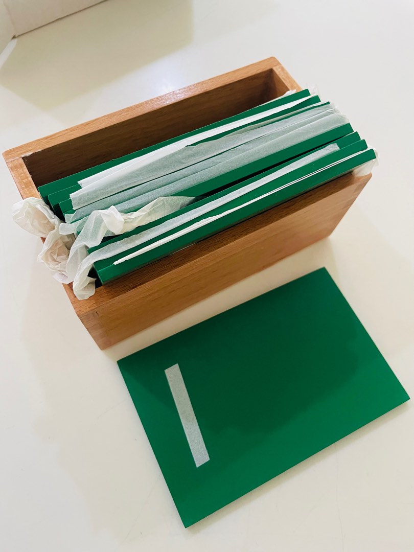 Montessori Sandpaper number flash cards, Babies & Kids, Infant Playtime ...