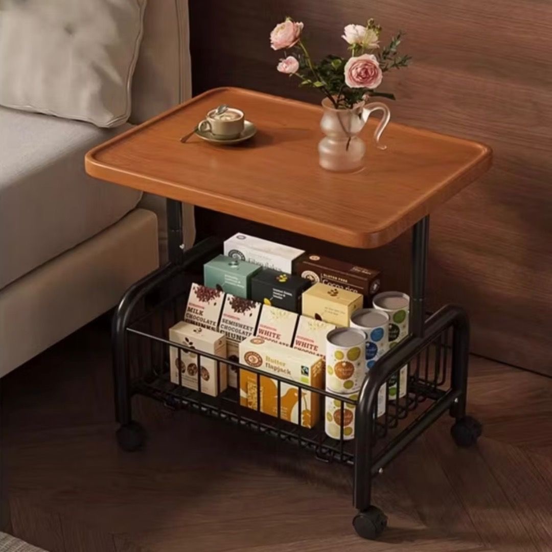 Multiuse Side Table Rack Table | Bedside Table With Storage Rack Table ...