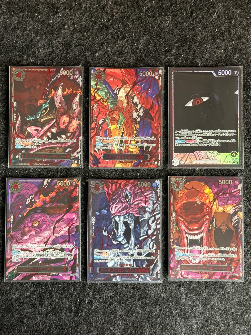 One Piece TCG Gorosri Five Elders + Imu (OP13 Demon God Pack), Hobbies ...