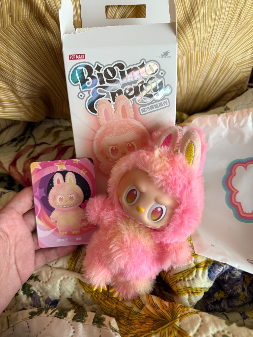 POP MART Big Into Energy Loyalty Labubu (OPENED), Hobbies & Toys ...