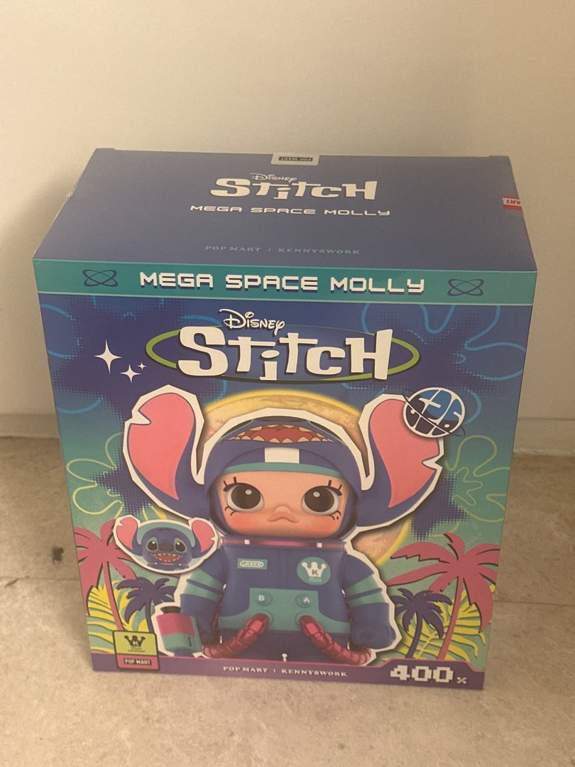 POP MART Disney Stitch Mega Space Molly 400%, Hobbies & Toys, Toys ...