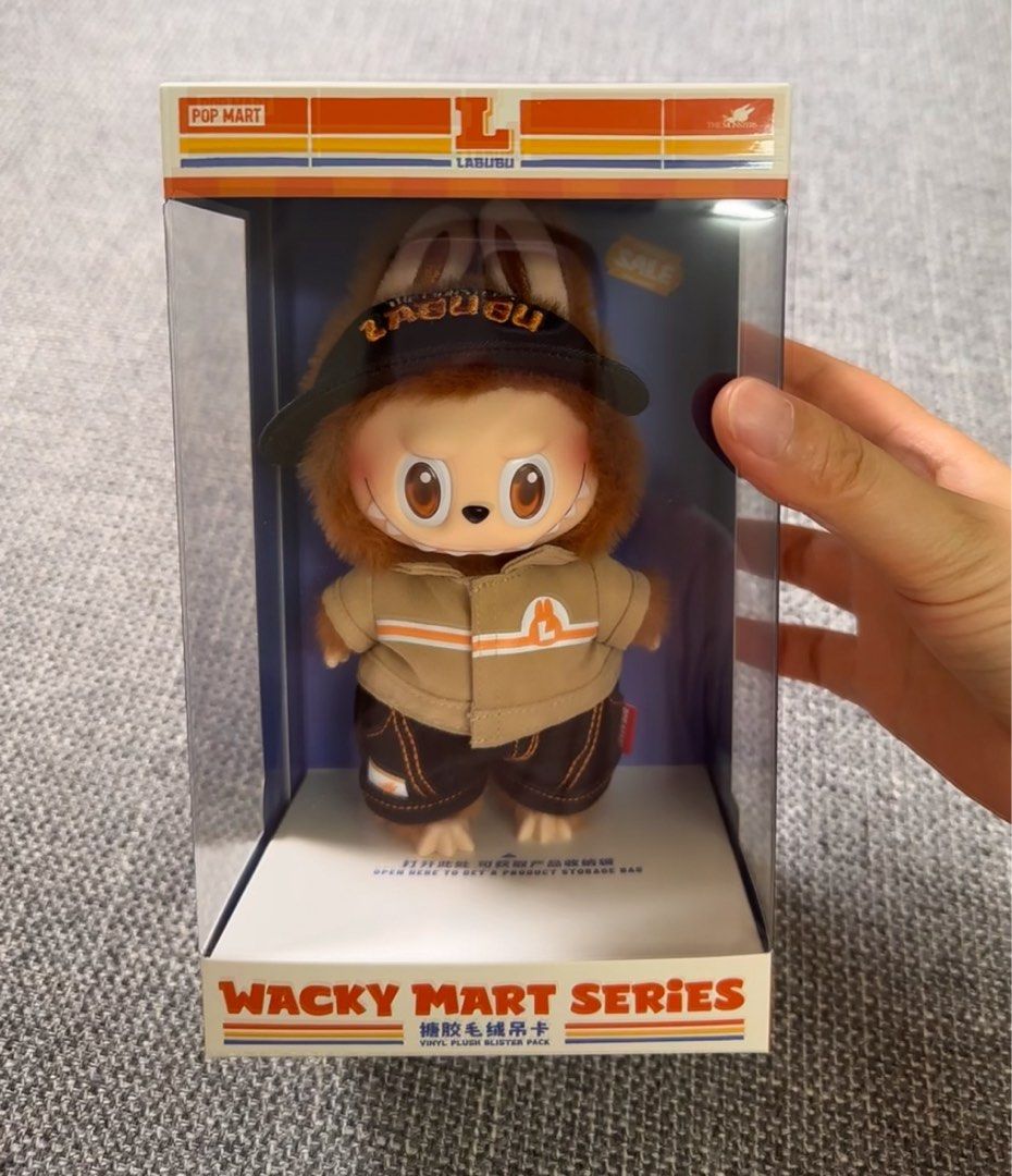 POP MART Labubu Wacky Mart Series Plushie, Hobbies & Toys, Toys & Games on Carousell
