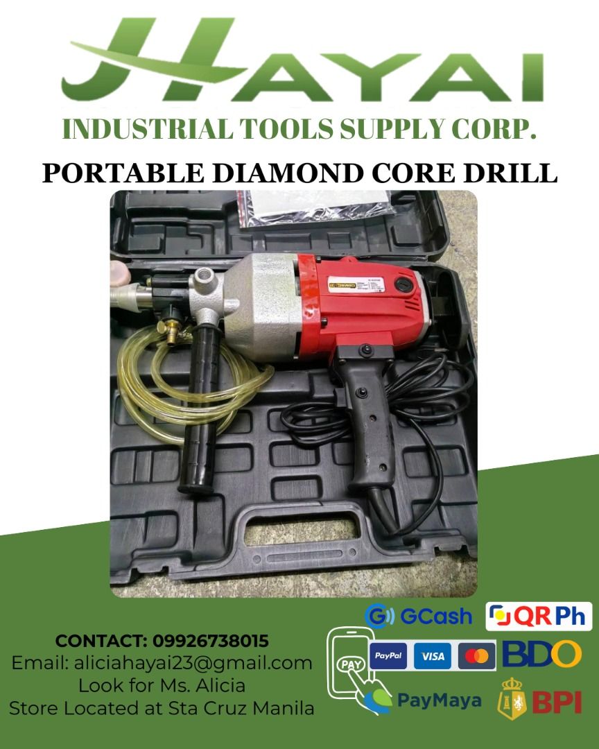 PORTABLE DIAMOND CORE DRILL, Commercial & Industrial, Construction ...