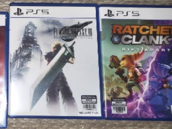Ps5 Game Bundle (ff7 remake Integrade (unused codes), Ratchet, Video ...