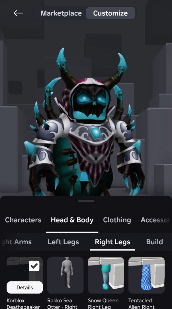 EXPENSIVE ACCOUNT FOR SALE!! Roblox Avatar Items headless horseman ...