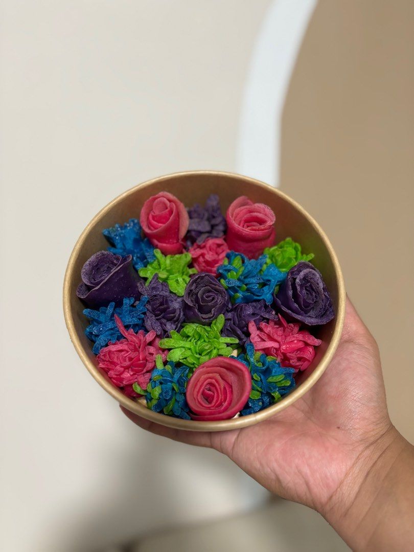 Signature Colourful Bloom Bites, Food & Drinks, Homemade Bakes on Carousell