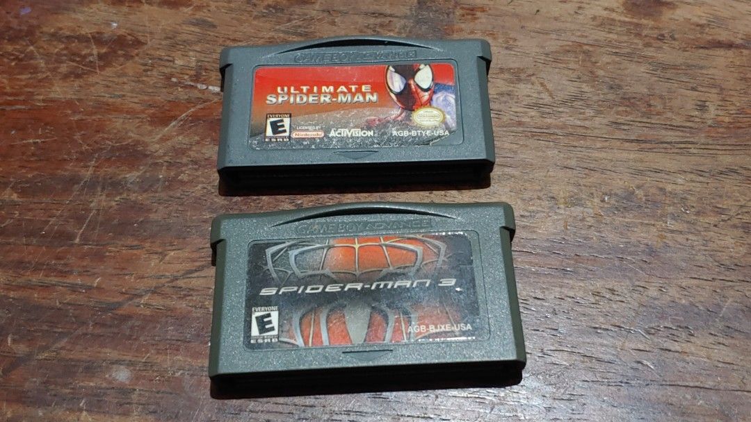 Spider-Man GBA games (with issue), Video Gaming, Video Games, Nintendo ...