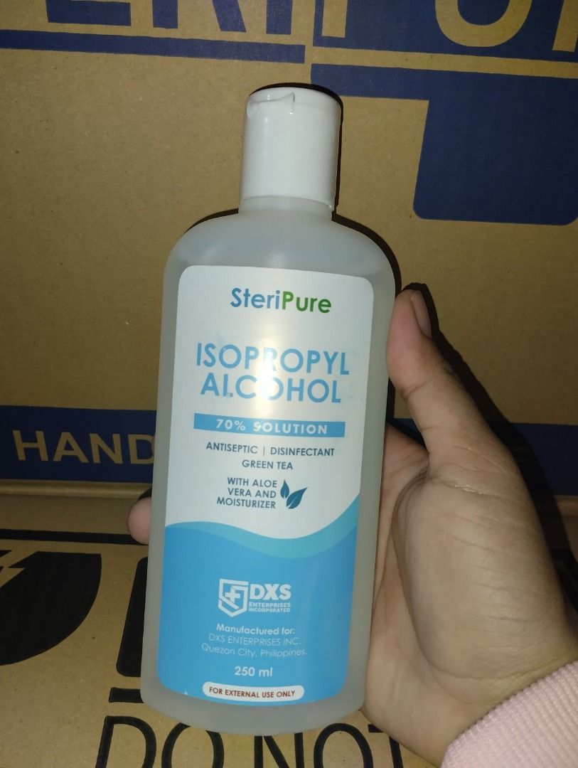 STERIPURE ISOPROPYL ALCOHOL 250 ML GREEN TEA SCENT, Health & Nutrition ...