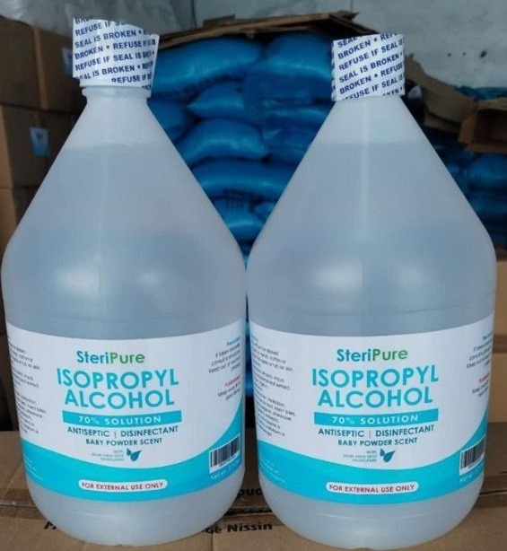 STERIPURE ISOPROPYL ALCOHOL 3.7 GALLON BABY POWDER, Health & Nutrition ...