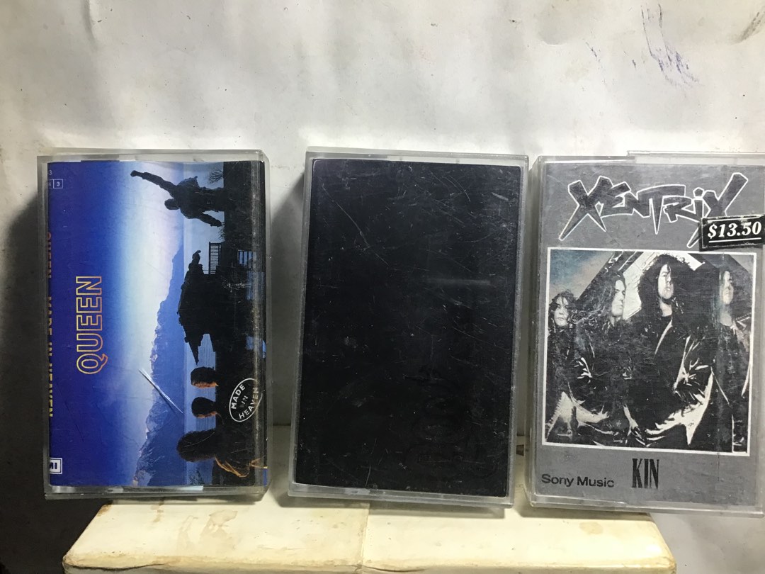 TAPE Metallica - Black album - Xentrix - Kin - Queen - Made in Heaven ...