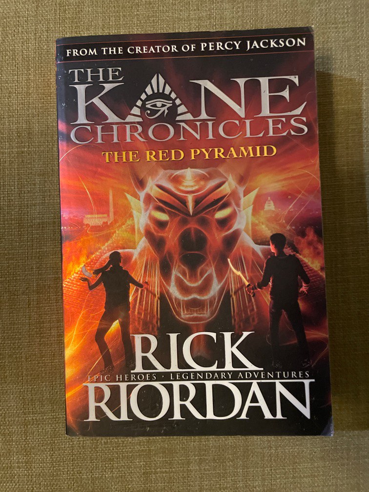 The Red Pyramid – Rick Riordan | Kane Chronicles Book 1 | Egyptian ...