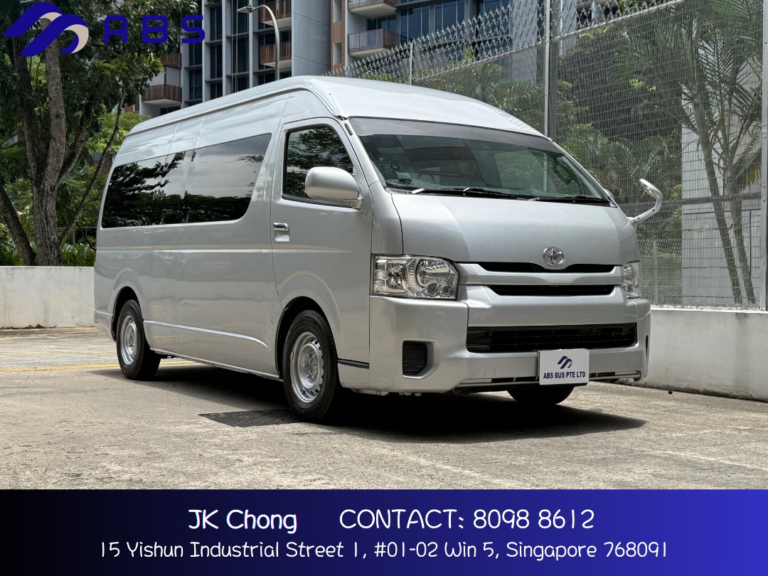 Toyota Hiace High Roof Diesel 3.0 Commuter 14-Seater Bus [Euro VI] (A ...