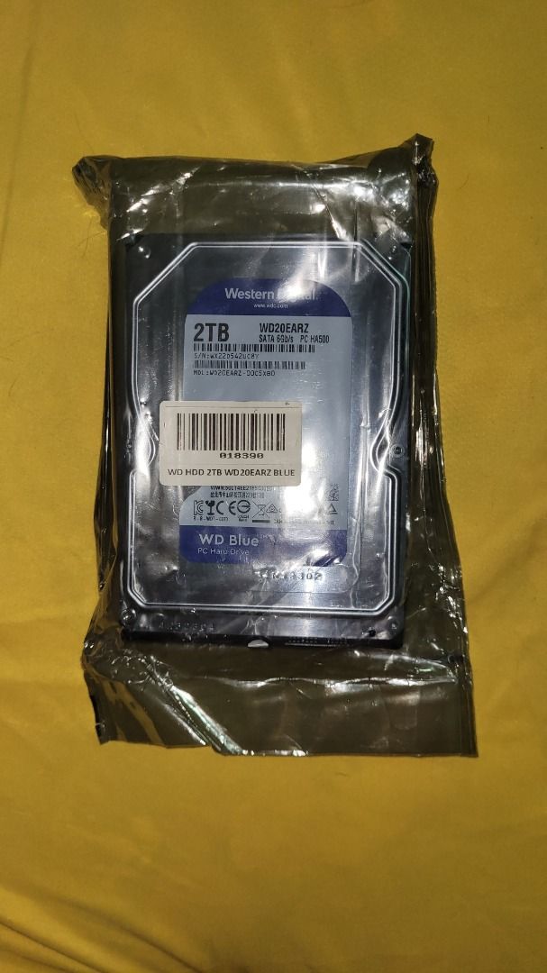 Western Digital WD Blue 2TB SATA 3.5" 5400 RPM 64MB Cache Internal HDD ...