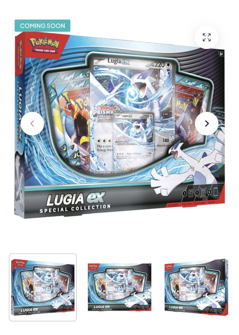Wts Pokemon TCG: Lugia EX Special Collection, Destined rivals and ...