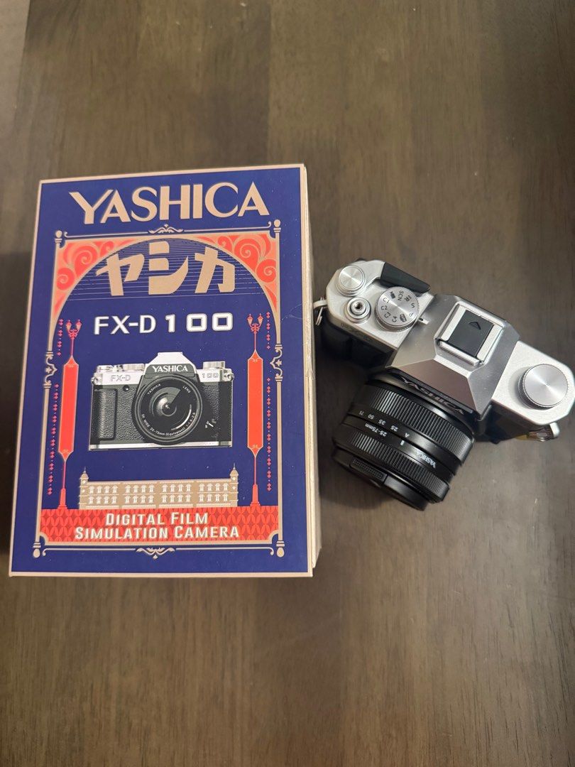 Yashica FX-D 100 Digital Film Simulation Camera, Photography, Cameras on Carousell