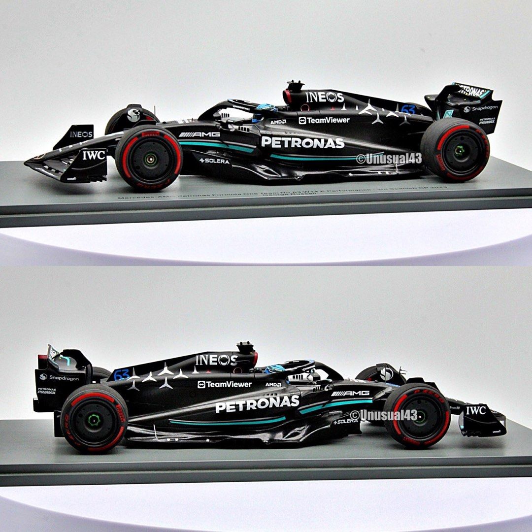 1/18 Spark Model Mercedes AMG Petronas F1 Team no.63 George Russell W14 ...