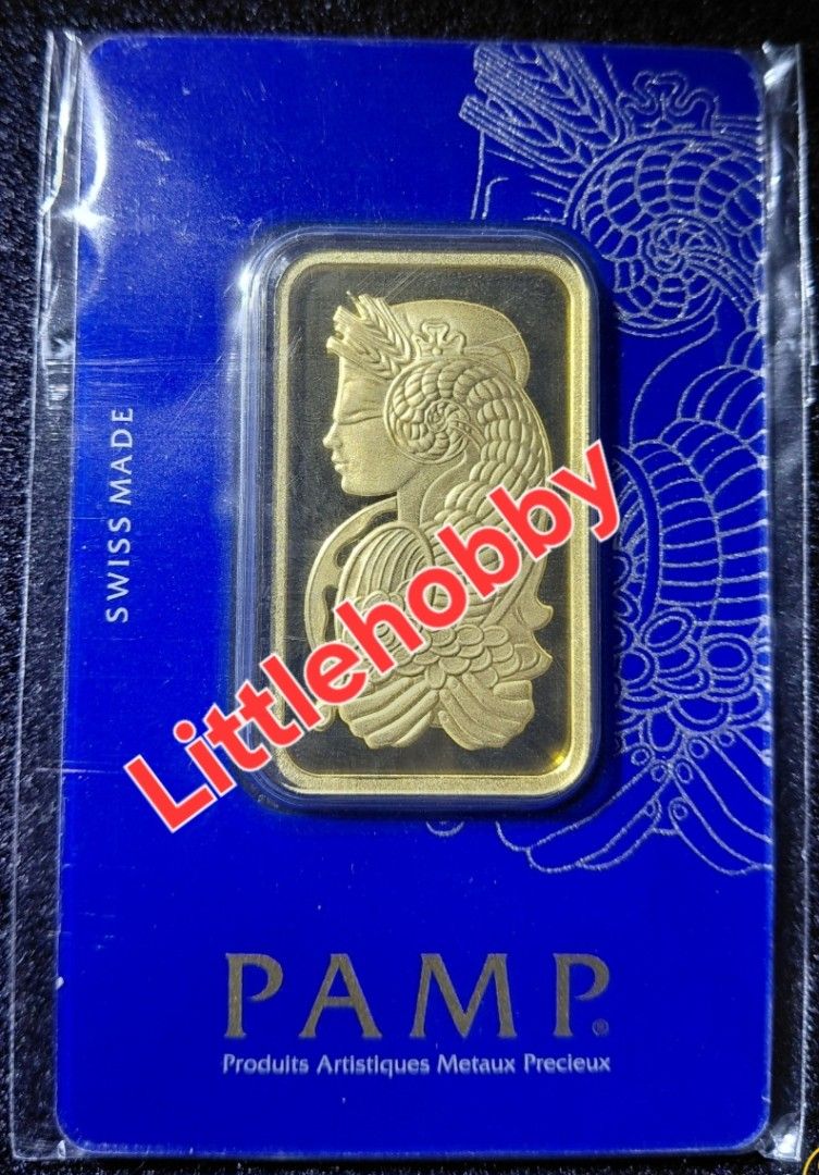 1 oz Pamp Suisse Lady Fortuna with Veriscan .9999 Swiss Gold Bar ...