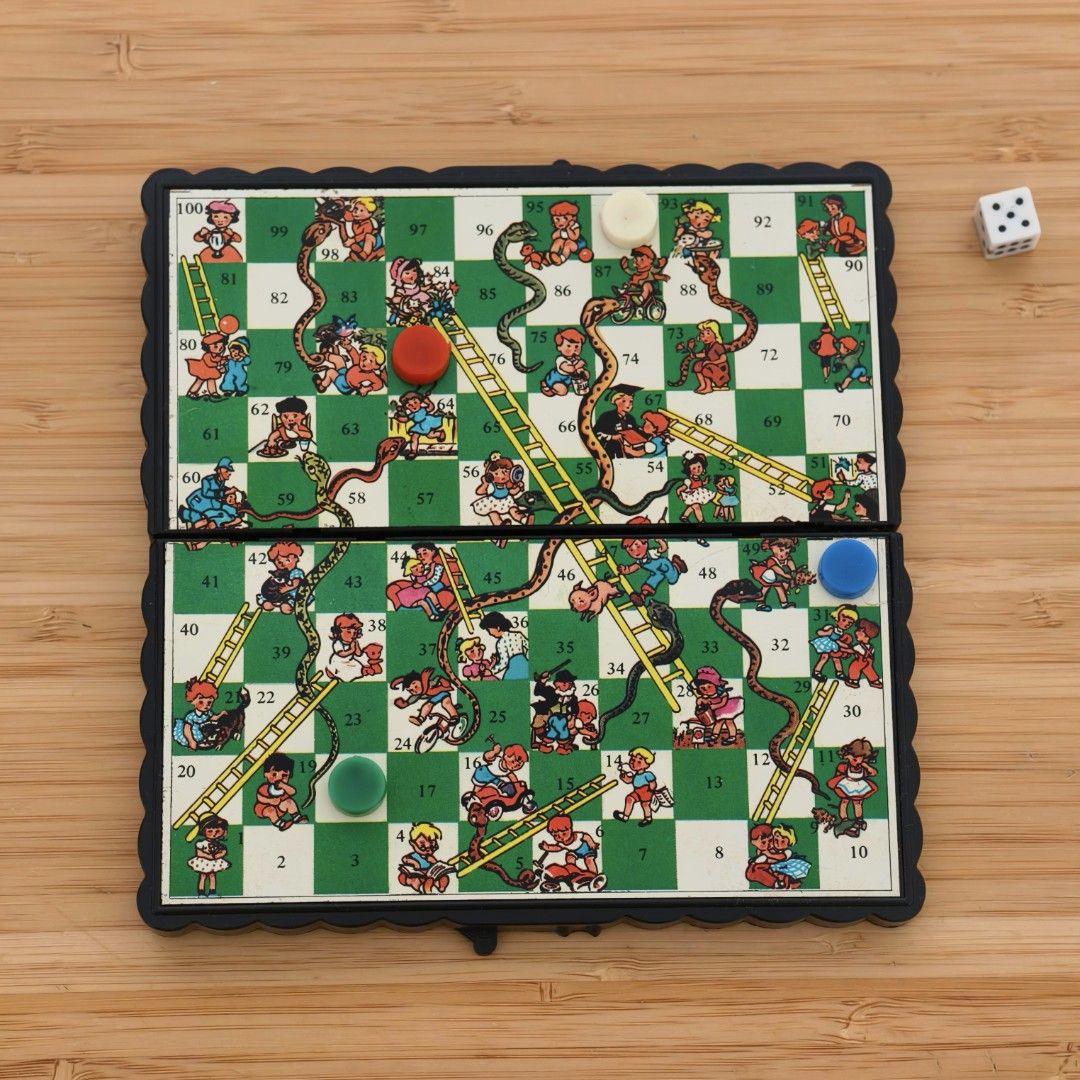 (4 Sets For $20) Foldable Portable Pocket Magnetic Board Games | Snake ...
