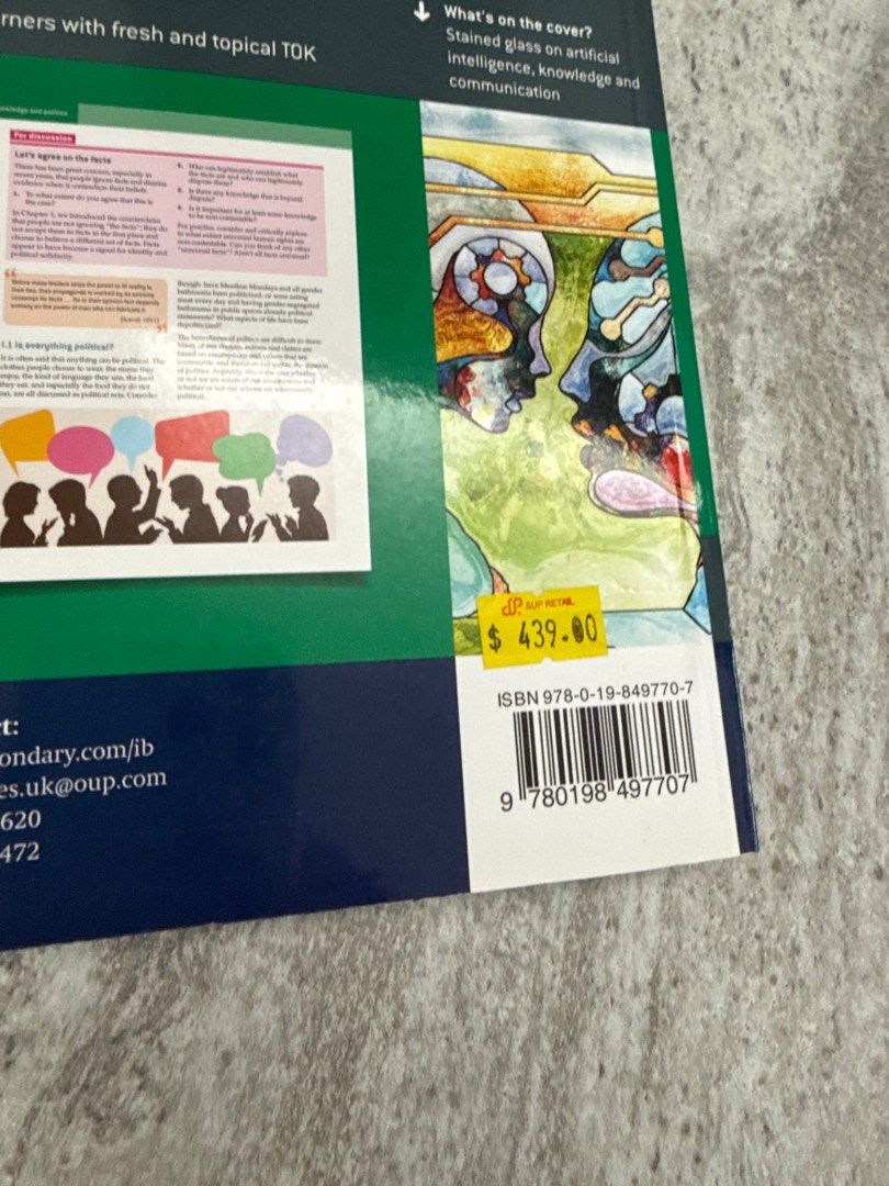 ‼️50% OFF ‼️ IB TOK 🤔💭 Oxford Theory of Knowledge Textbook TOK 教書本課本 ...