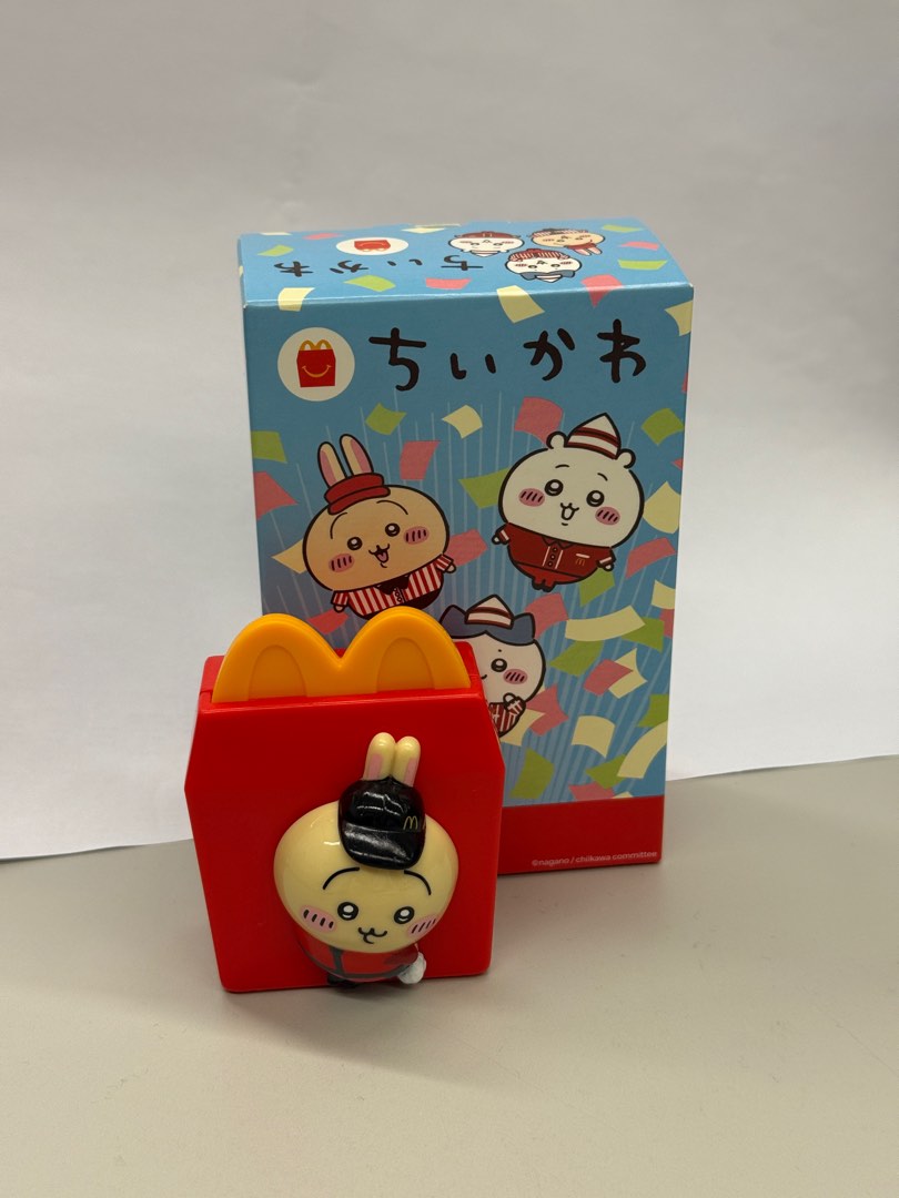 [貼紙機兔兔] 麥當勞 mcdonald 開心樂園餐 貼紙座 貼紙盒 膠紙座 膠紙機 膠紙盒 薯條盒熱香餅 pancake Usagi 杯麵 ...