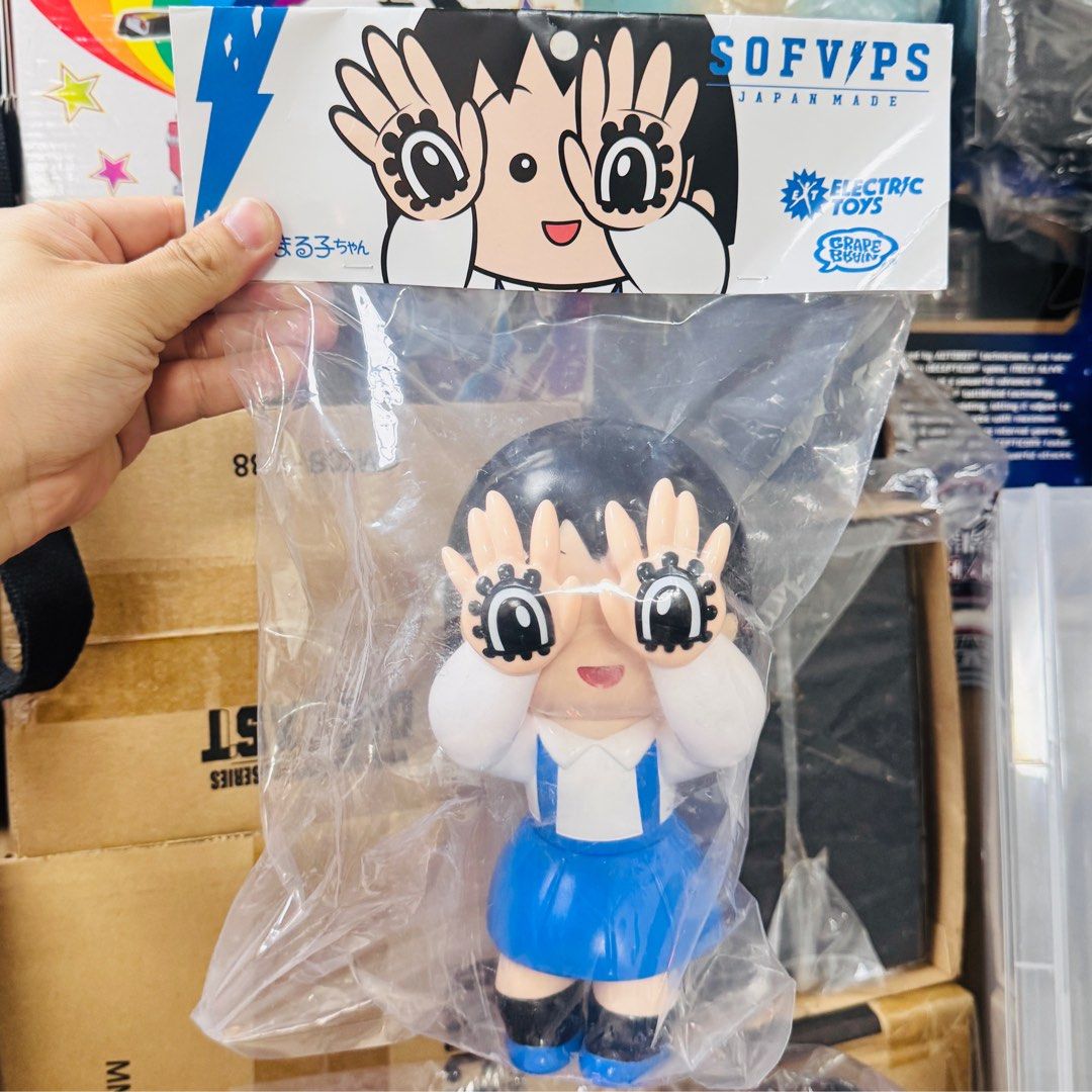 現貨 Grape Brain × Electric Toys Sakura Momoko Made in Japan 櫻桃小丸子 櫻桃子 日本製 搪膠, 興趣及遊戲, 玩具 & 遊戲類 ...