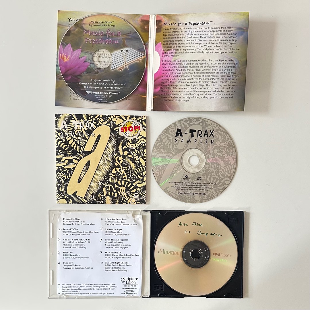 Assorted Various Music Songs English CDs Vintage Limited Edition ...