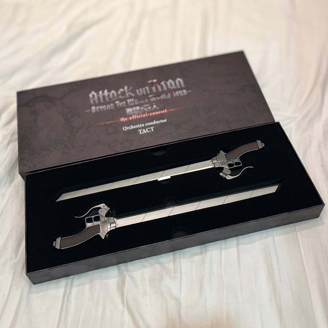 AOT 進撃の巨人 Attack on Titan Orchestra Conductor Tact Set, Hobbies & Toys ...