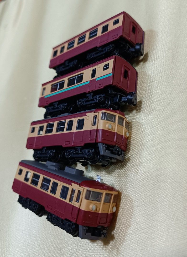 B Train Shorty 455 Series JR Japan Railways Bandai (set of 4) N Gauge ...